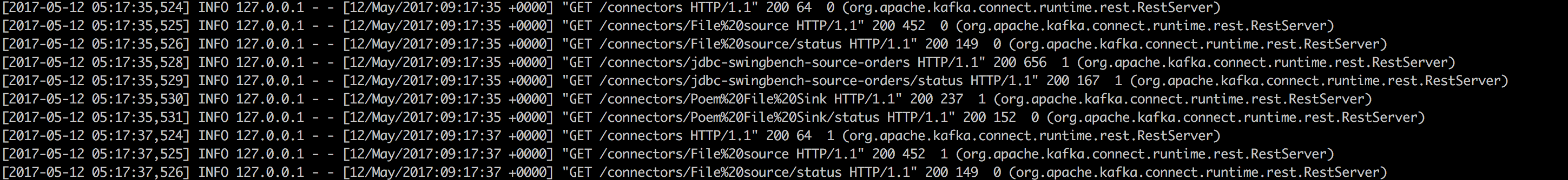 Configuring Kafka Connect To Log Rest Messages To A Separate File