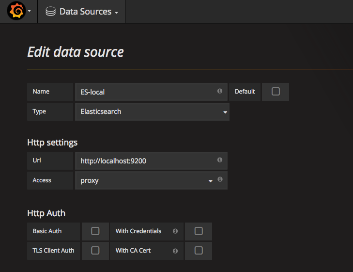 Simple export/import of Data Sources in Grafana